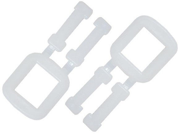 Polypropylene Buckles - White, Light Duty, 12mm (1000) | LMD B2B