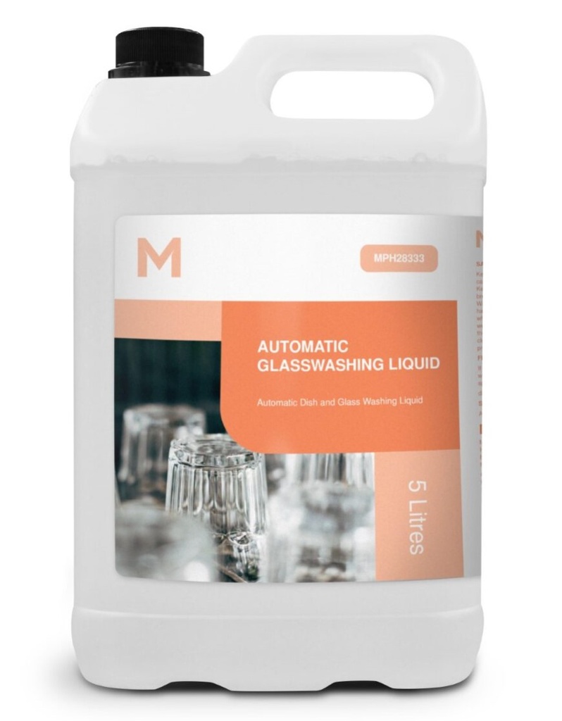 Automatic Glasswashing Liquid - Clear, 5L Refill Bottle (2) | LMD B2B
