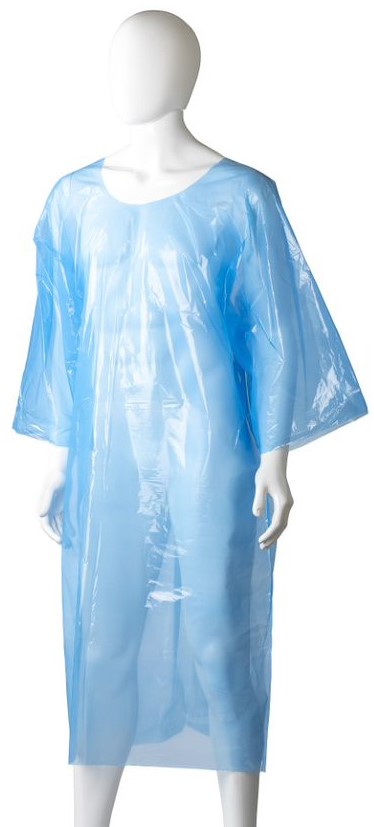 Polyethylene Splash Jacket - Blue, 800mm x 1300mm x 30mu (200) | LMD B2B